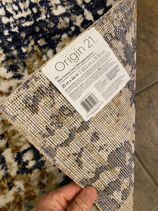 Origin 21 Inez 8 x 10 (ft) Woven Polyester Brown Rectangular Indoor ...