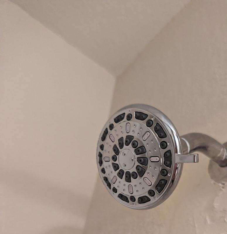 Project Source Chrome 3-in Round Fixed Shower Head 1.8 GPM 3073-01318 ...