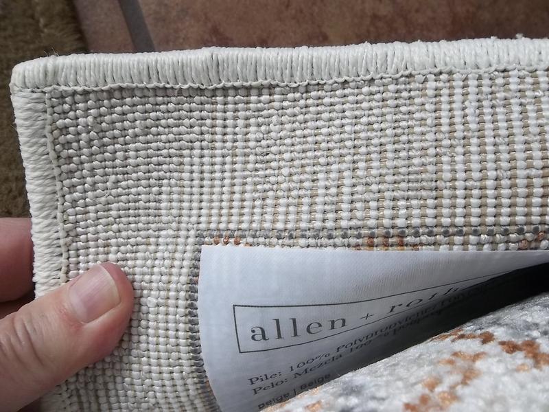allen + roth with STAINMASTER Camille Border 8 X 10 (ft) Beige Indoor ...