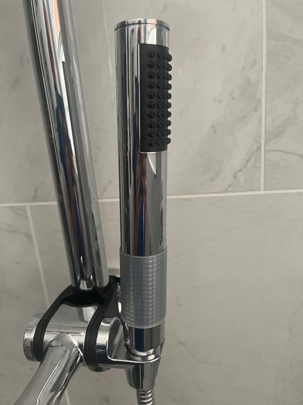 Delta Modern Raincan Shower System Chrome 2-handle Single function 10 ...