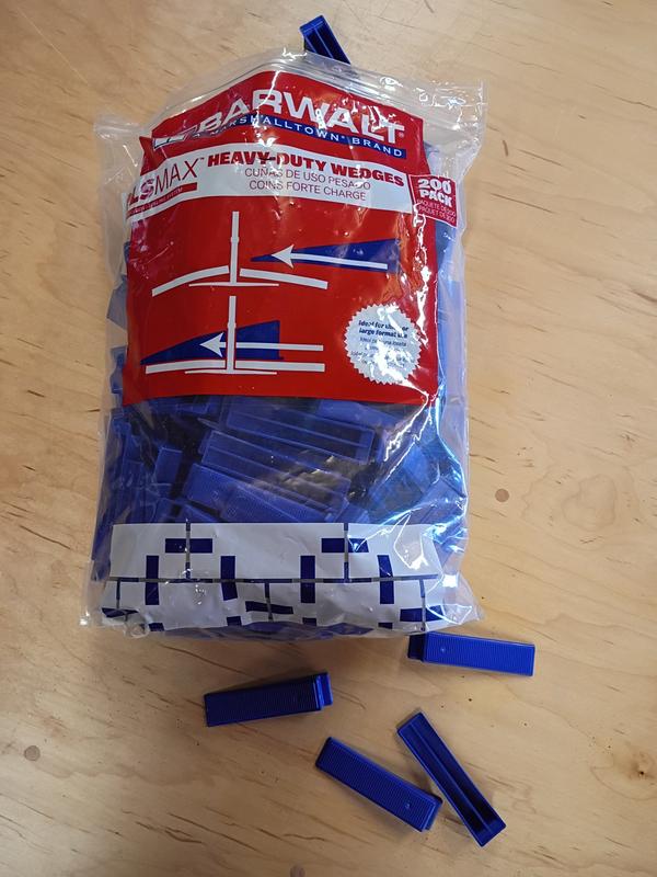 BARWALT Plastic Wedge Tile Spacer and Leveling System 500 -Pack in the ...