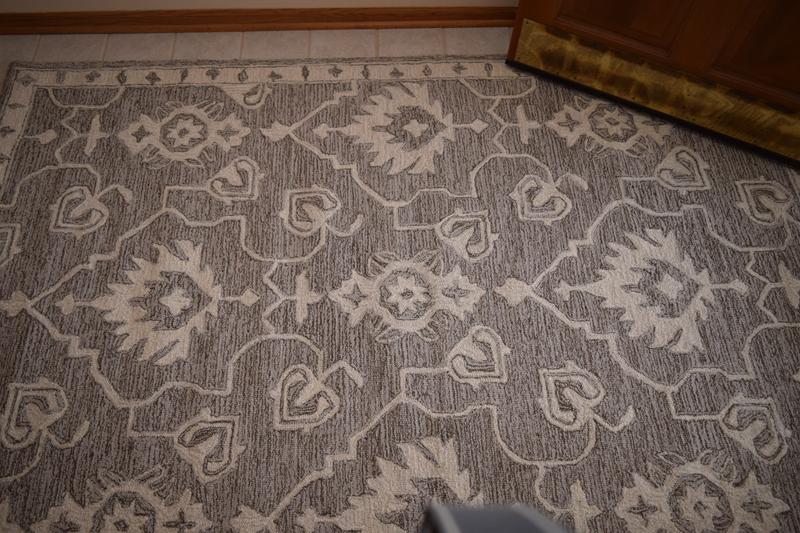 allen + roth Callaway 8 x 10 (ft) Tufted Wool Mocha Rectangular Indoor ...