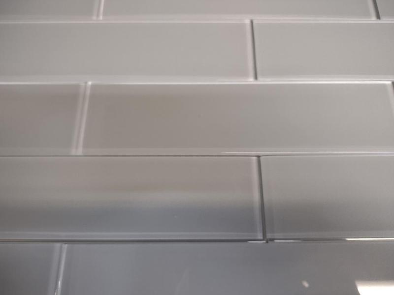 Apollo Tile Colorway Abalone Gray 3-in x 12-in Glossy Glass Brick ...