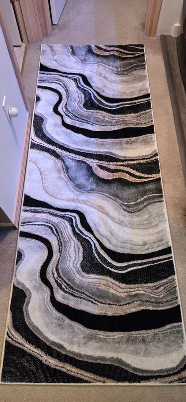 Origin 21 Endless Space 8 X 10 (ft) Onyx Indoor Geode Area Rug 670289 ...