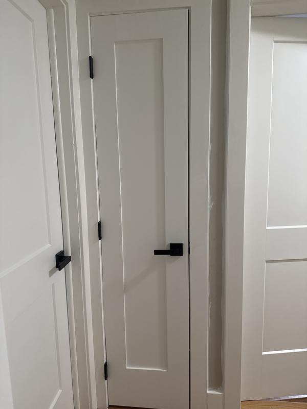 Masonite Logan Series 24-in x 80-in Primed 2-panel Smooth Solid core ...