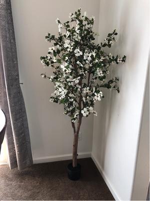 Nearly Natural 60-in Purple Indoor Silk Artificial Tree at Lowes.com