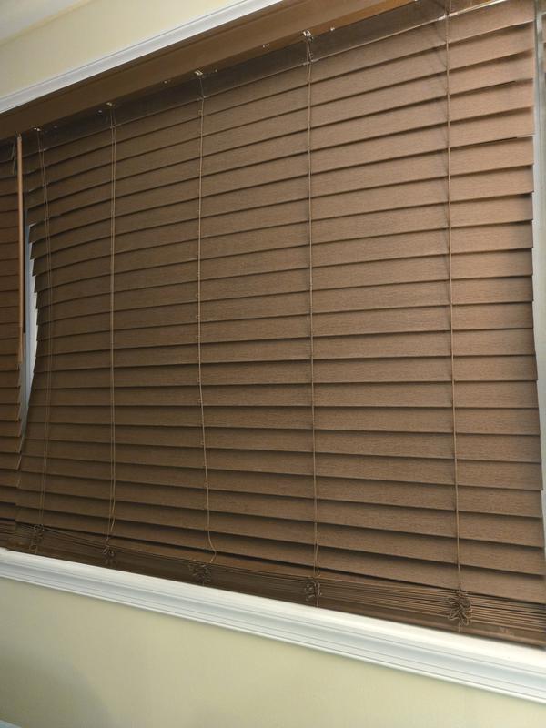 Achim GII Madera Falsa 2-in Slat Width 29-in x 64-in Cordless Mahogany ...