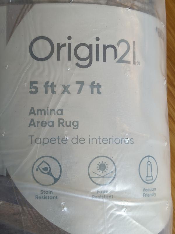 Origin 21 Amina 2 x 8 (ft) Loomed Polyester Beige Rectangular Indoor ...