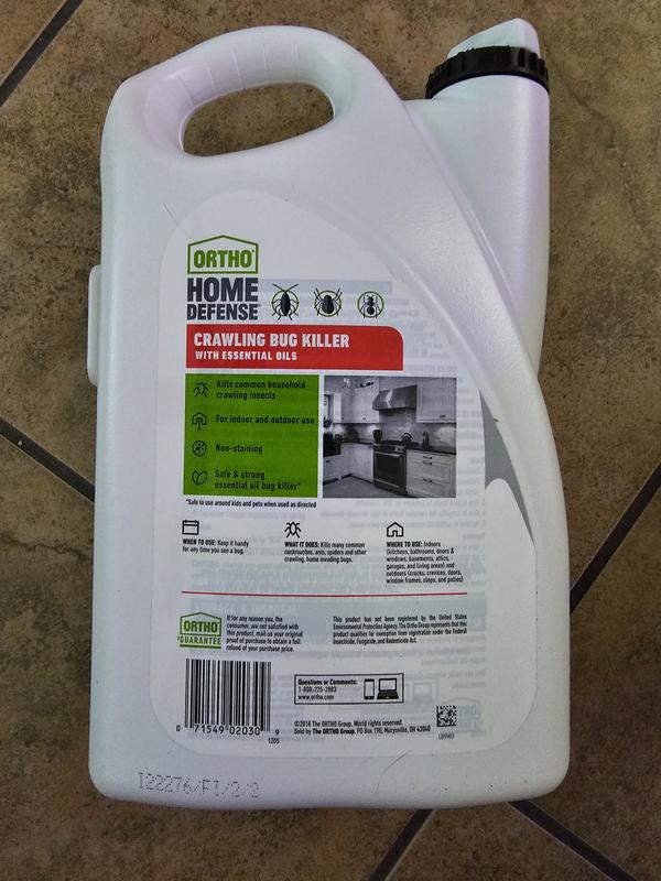 Ortho Home Defense Crawling Bug Killer With Essential Oils