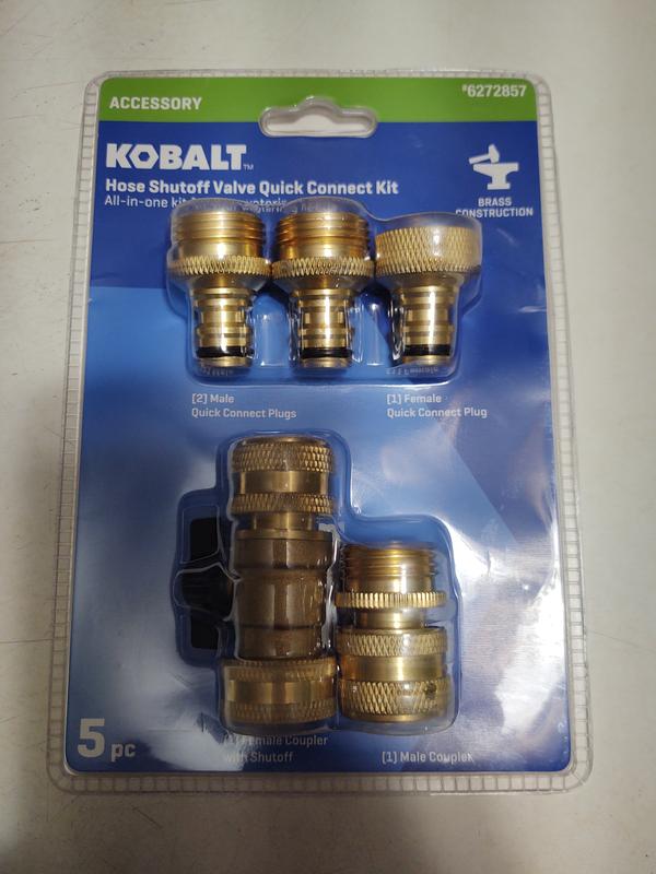 Kobalt Brass Quick connector set in the Garden Hose Quick Connectors ...