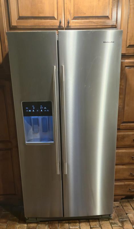 KitchenAid 20.85-cu ft Counter-Depth 36-in Wide Side-by-Side ...