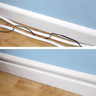 D-Line Mini Cable Raceway 10-Piece 117-in L White Raceway at Lowes.com