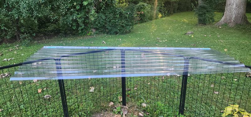 Tuftex SeaCoaster 2.17-ft x 6-ft Corrugated White Opal PVC plastic Roof ...