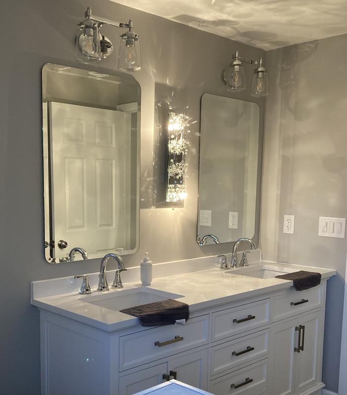 Better Bevel 30-in x 30-in Frameless Rectangle Bathroom Vanity Mirror ...