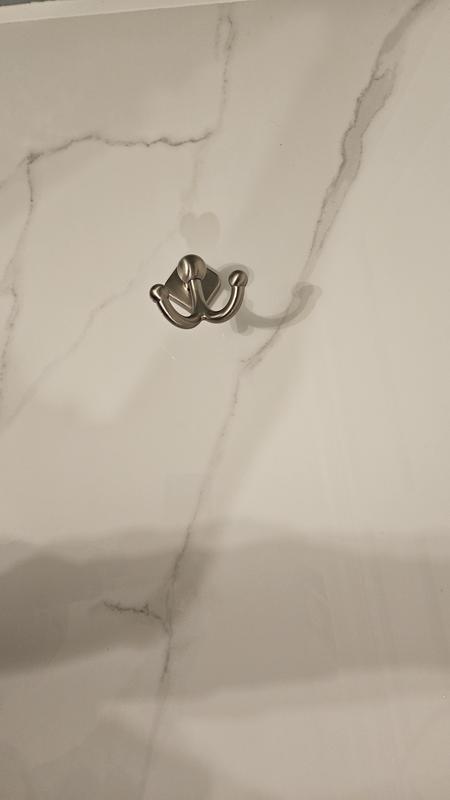 Franklin Brass Gainesville Matte Black Double -Hook Wall-mount Towel ...