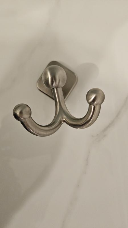 Franklin Brass Gainesville Matte Black Double -Hook Wall-mount Towel ...