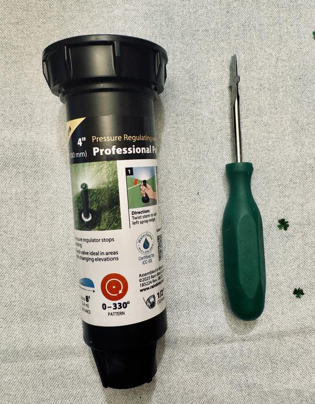 Rain Bird 3-ft 4-ft Adjustable Spray 4-in Pop-Up Spray Head Sprinkler ...