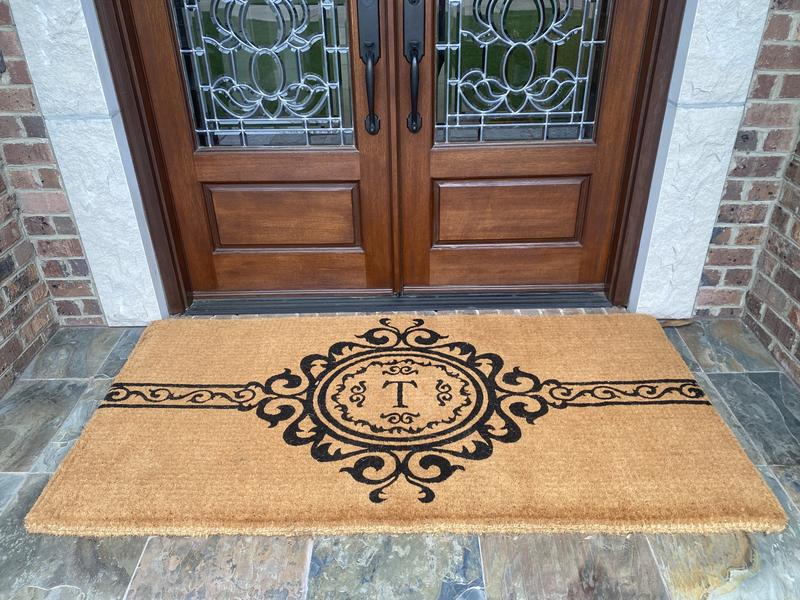 Callowaymills 2-ft x 3-ft Natural/Black Coir Rectangular Indoor or ...