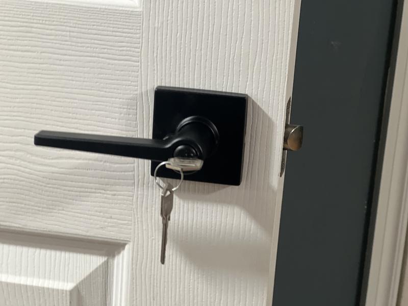 RELIABILT Dallas Matte Black Interior/Exterior Dummy Door Handle 93550 ...