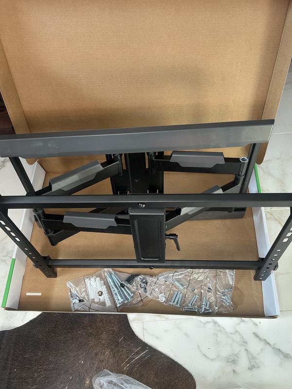 Utilitech Full motion Indoor Wall TV mount Fits TVs up to 90-in ...