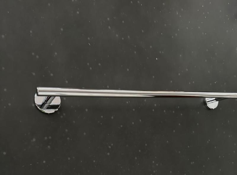 allen + roth Harlow 18-in Polished Chrome Wall Mount Single Towel Bar ...