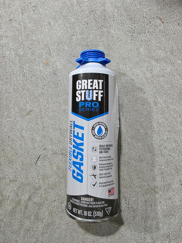 GREAT STUFF PRO Flexible Drywall Gasket 18-oz Spray gun Indoor Spray ...