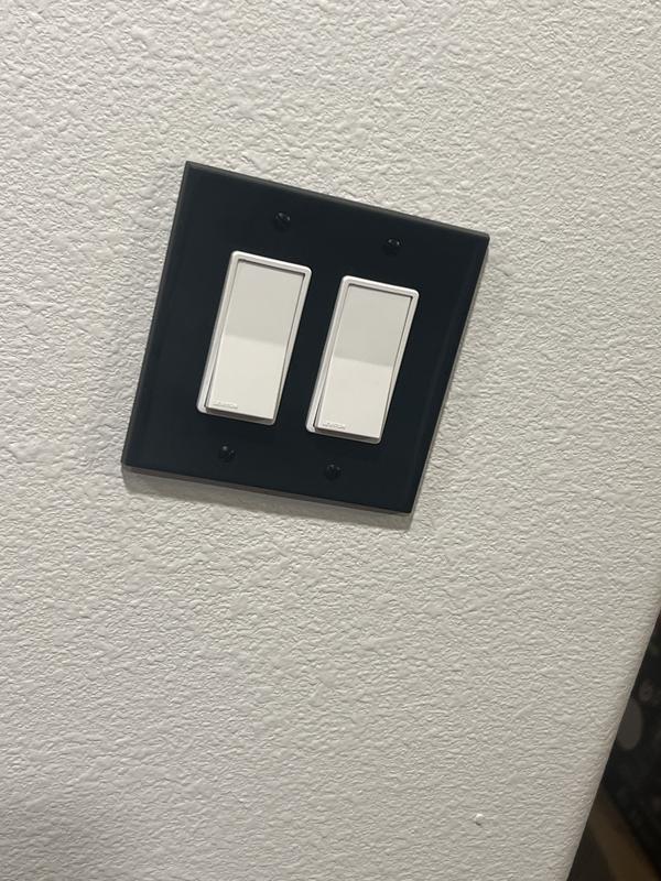 allen + roth Connley 1 -Gang Matte black Zinc Indoor Toggle Wall Plate ...