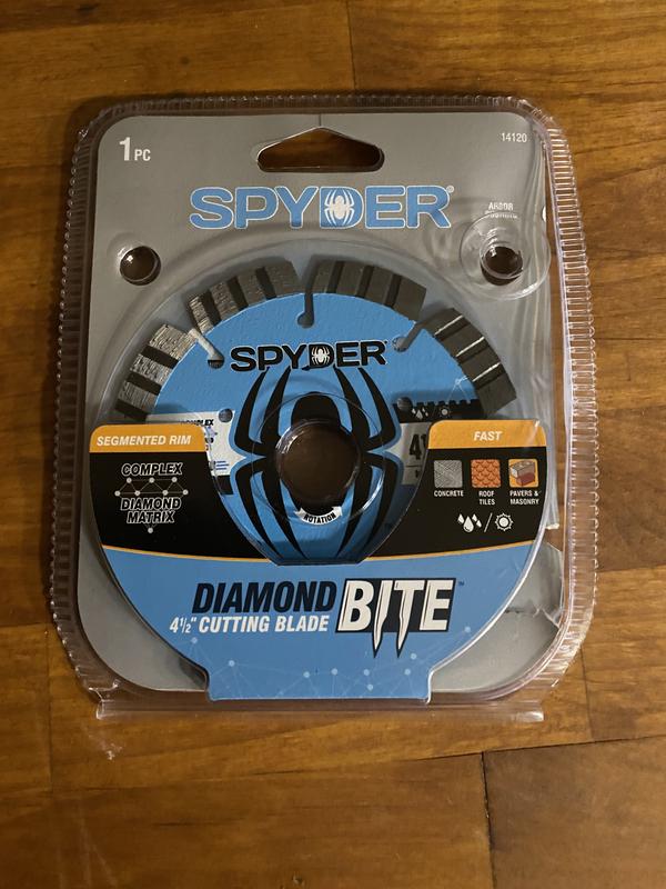 Spyder Diamond Bite 4-1/2-in Wet/Dry Segmented Rim Diamond Saw Blade ...