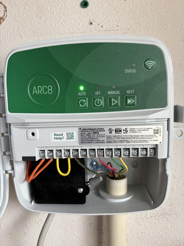 Rain Bird 8-Station Digital Wi-Fi Compatible Indoor/Outdoor Smart Irrigation Timer ARC8 at Lowes.com