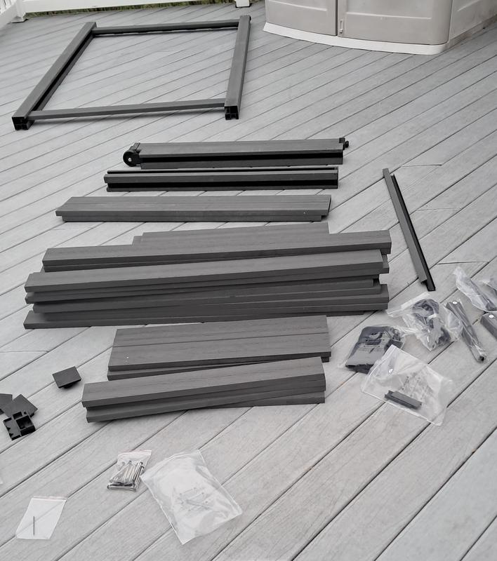 Zippity Outdoor Products Oasis Charcoal w/ Screen Vinyl Pool toy ...