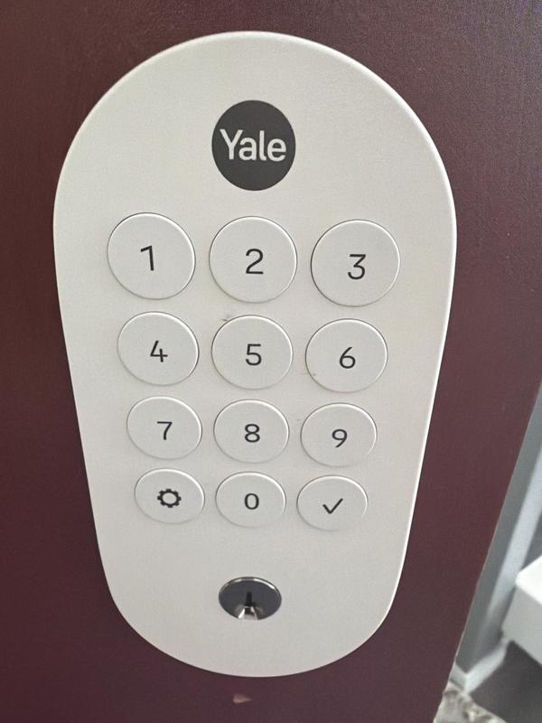 Yale With Matter, Designed for Google Home, Snow Smart Bluetooth Keypad ...