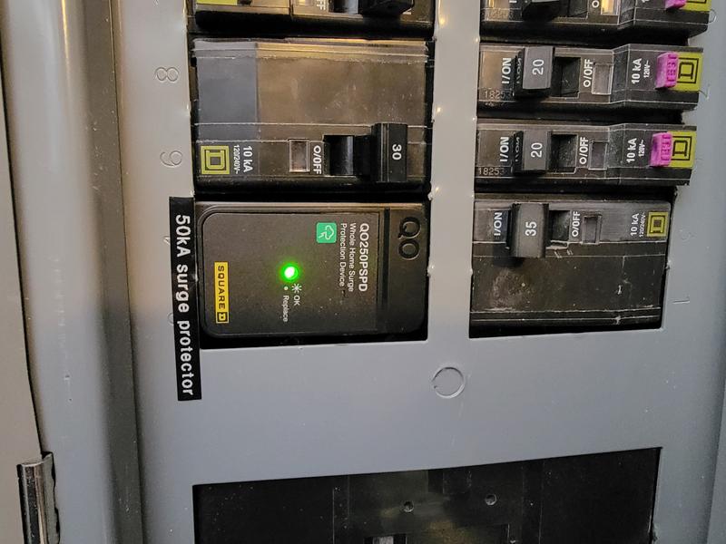Square D QO 50-kA Indoor Surge Protective Device QO250PSPD at Lowes.com