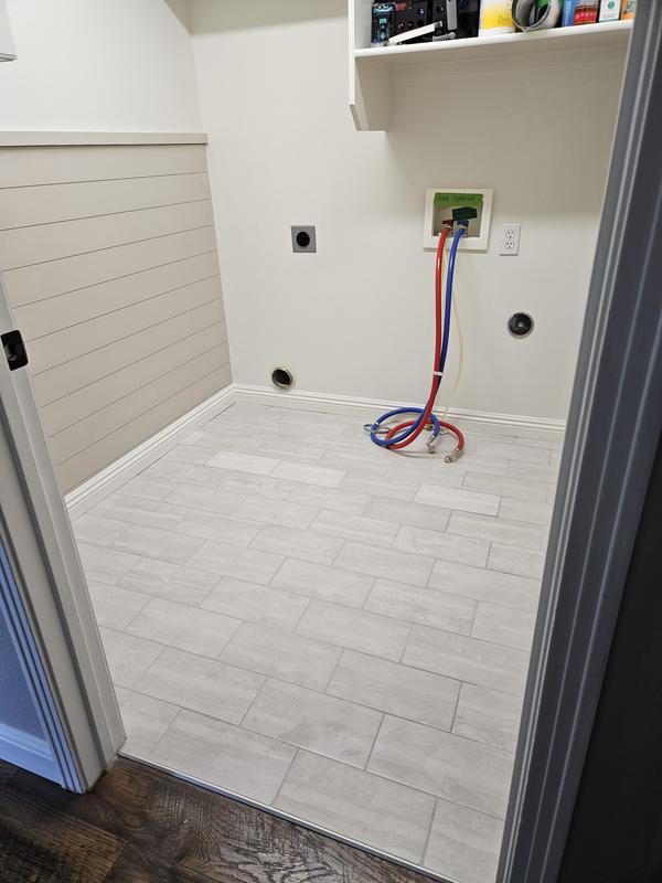 allen + roth Endless Ivory 6-in x 12-in Matte Porcelain Stone Look ...