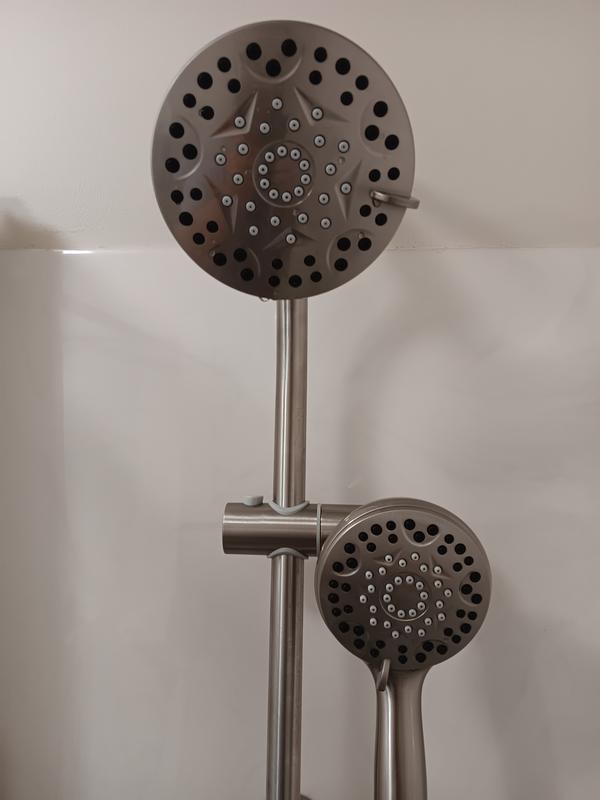 allen + roth Galway Chrome 10.5-in Universal Bathtub/Shower Slide bar ...