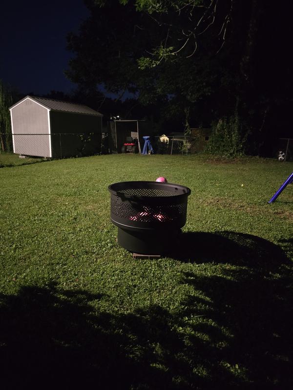 Vicinity 26-in W Iron Round in the Wood-Burning Fire Pits department at ...