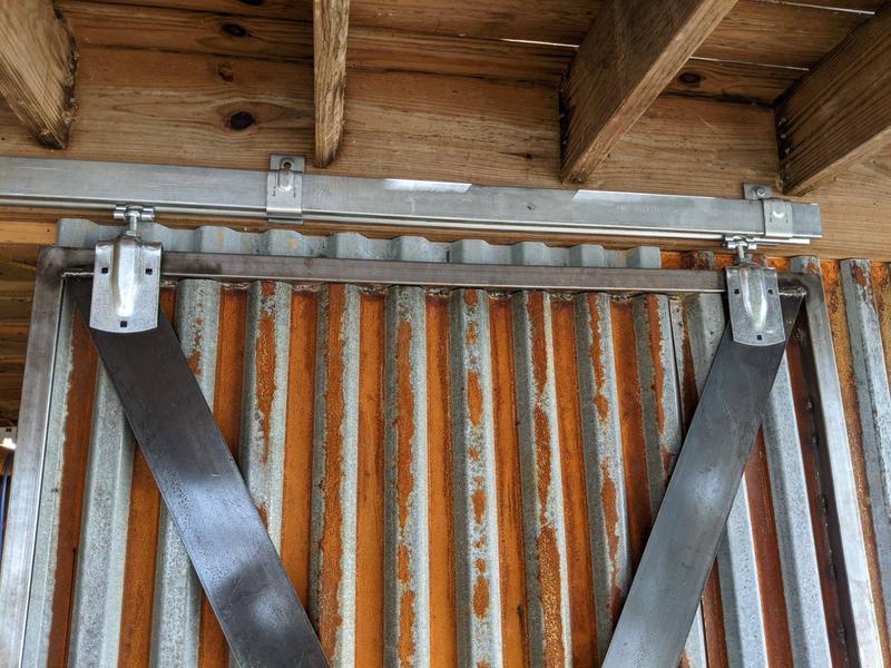 National Hardware 96-in Brushed Galvanized Outdoor Single Box Rail N263 ...