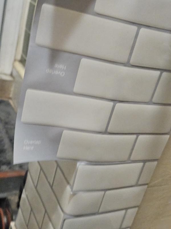 Peel&Stick Mosaics White 10-in x 10-in Glossy Composite Subway Linear ...