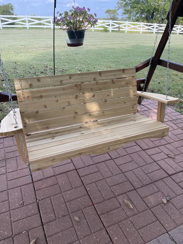 Shop All Things Cedar Cedar Porch Swing at Lowes.com