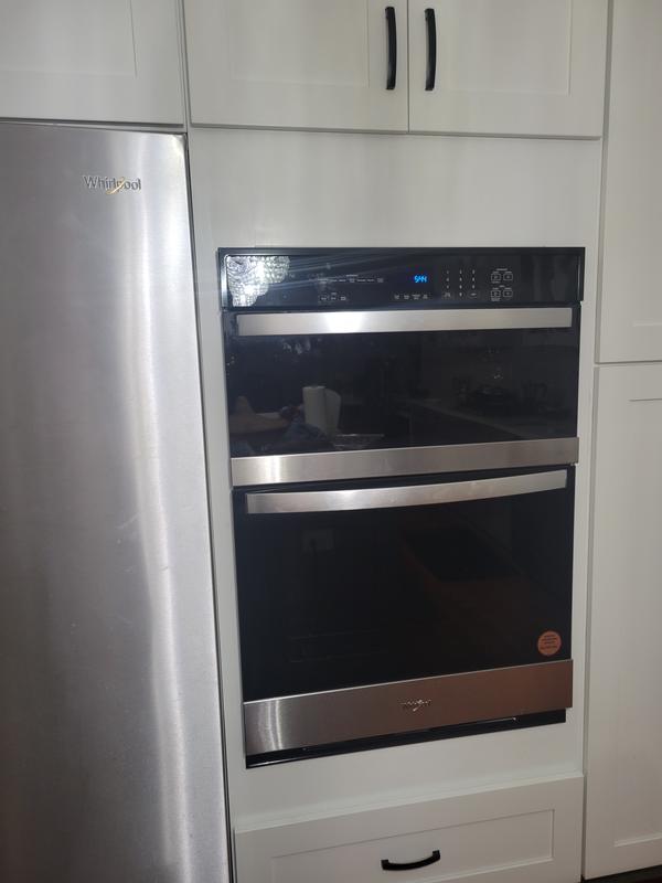 Whirlpool 30-in Self-cleaning Microwave Wall Oven Combo (Stainless ...