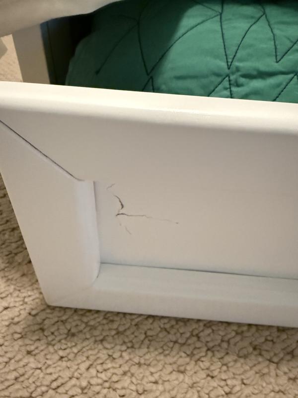 AFI Mid-Century Trundle White Twin Extra Long Wood Trundle Bed AE71212 ...