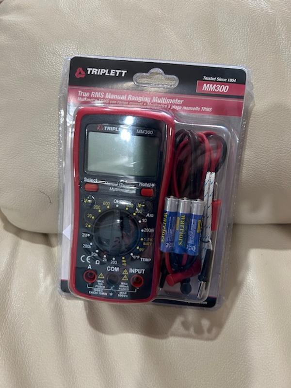 TRIPLETT Lcd Display Multimeter 600V MM300 at Lowes.com