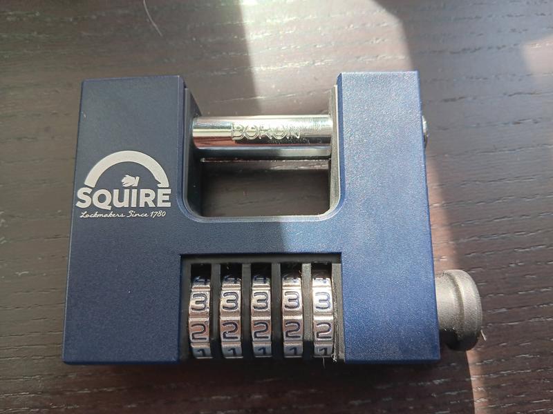 Squire Locks Stronghold Combination Padlock, 3-3/16-in Wide x 3/4-in ...