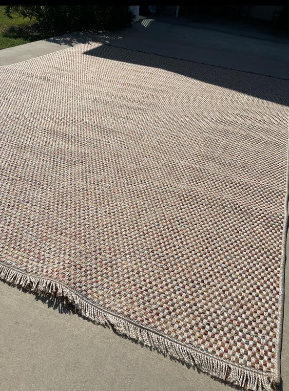 Origin 21 Blue River Embers 5 X 8 (ft) Blue Indoor Abstract Area Rug ...