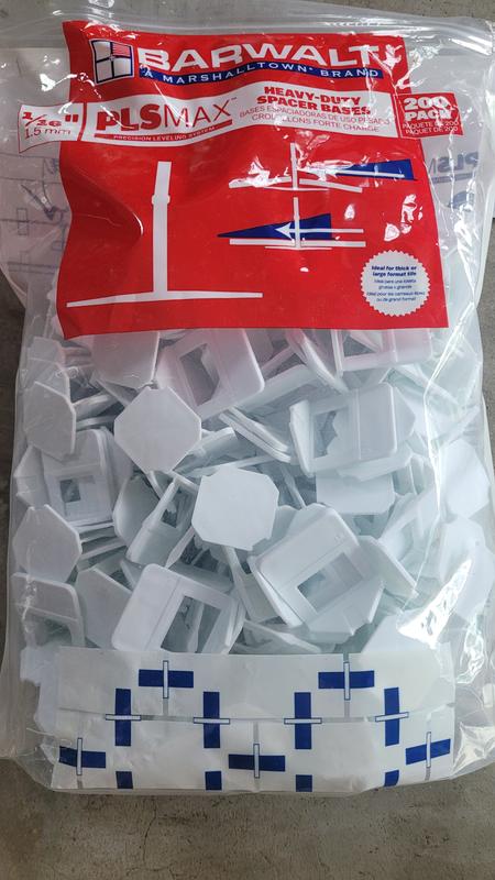 BARWALT 1/8-in Plastic Wedge Tile Spacer and Leveling System 200 -Pack ...