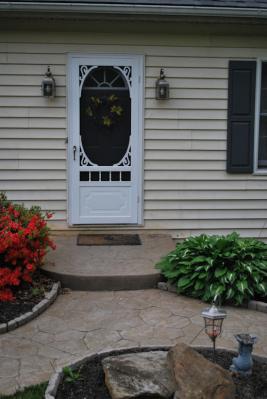 Screen Tight Belle Harbour Universal reversible Hinged Screen door 30 ...