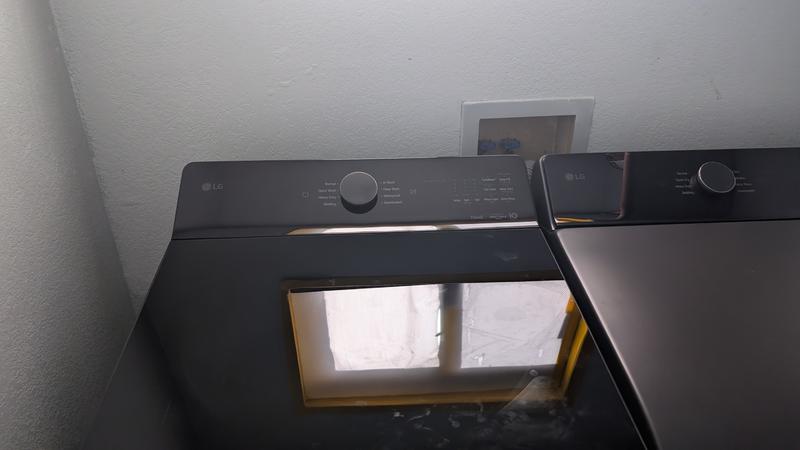 LG 7.3-cu ft Vented Smart Gas Dryer (Matte Black) ENERGY STAR DLG8401BE ...