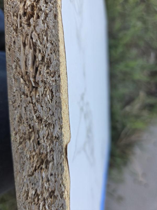 Stretta 6-ft x 25.5-in x 1.125-in White Marble Laminate Countertop ...