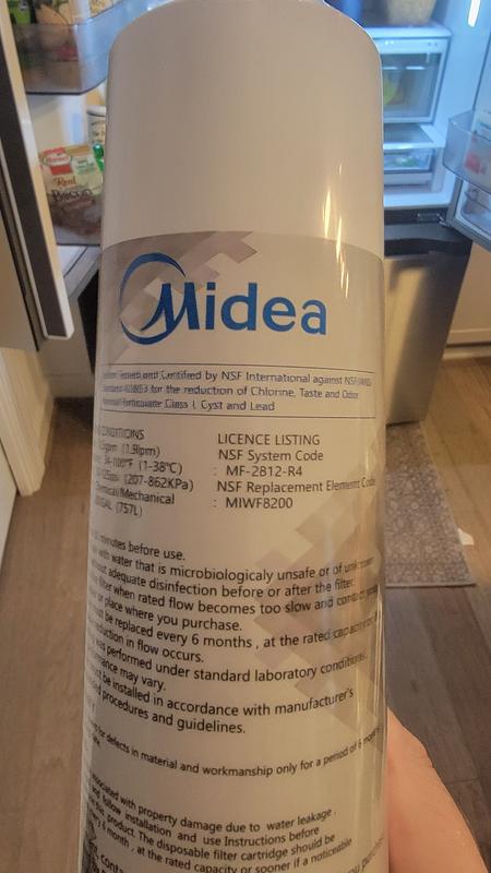 Midea Twist Refrigerator Water Filter MIWF6200 at Lowes.com