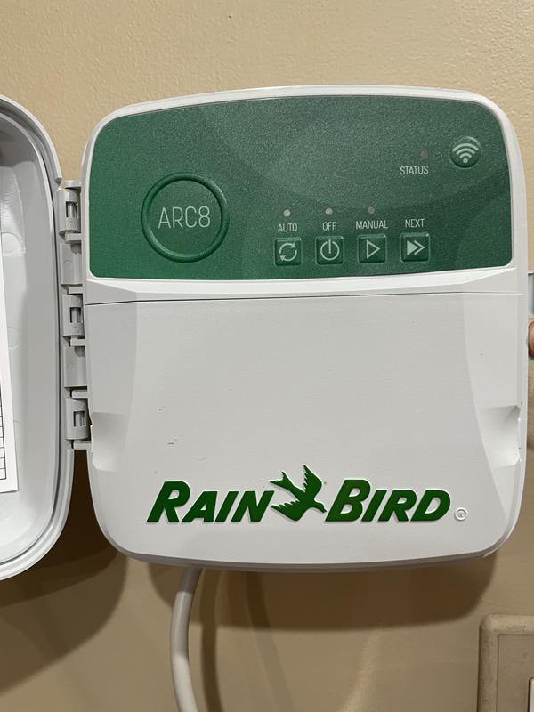 Rain Bird 8-Station Digital Wi-Fi Compatible Indoor/Outdoor Smart Irrigation Timer ARC8 at Lowes.com