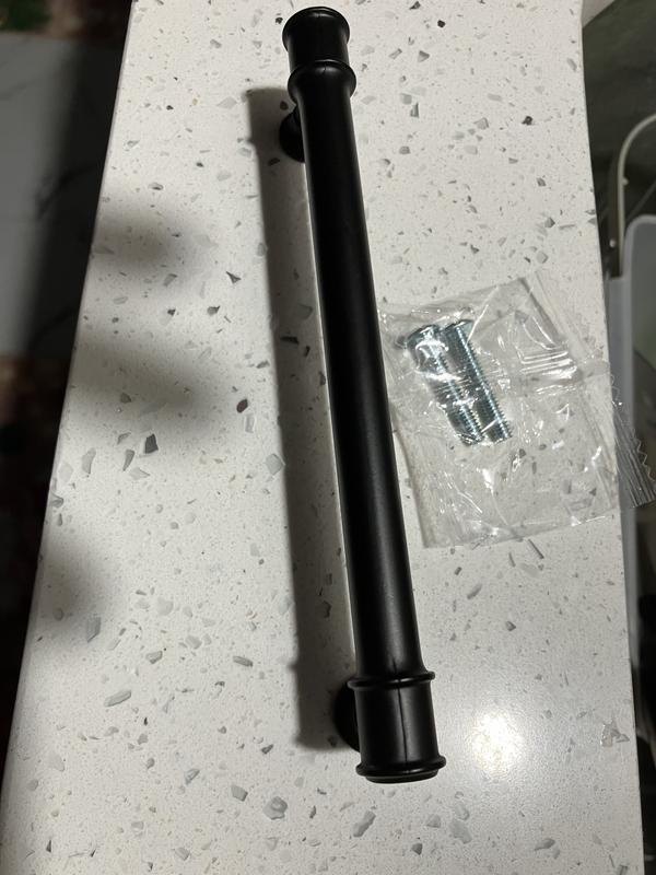 allen + roth Magnus 5-1/16-in (128mm) Center to Center Matte Black ...